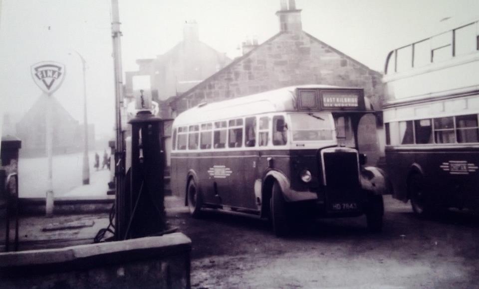 The Burnbank bus Depot at High Blantyre road – Historic Hamilton