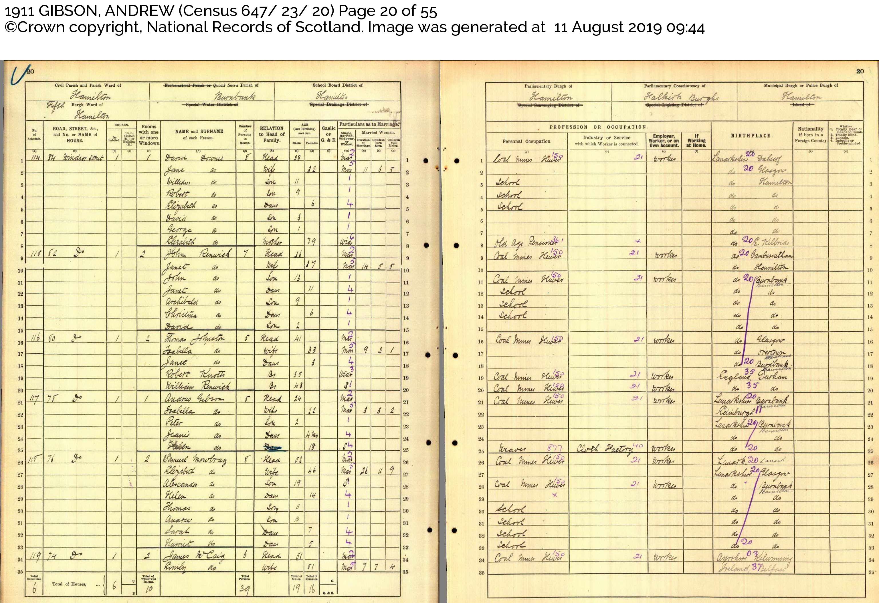PETER GIBSON FAMILY TREE. – Historic Hamilton