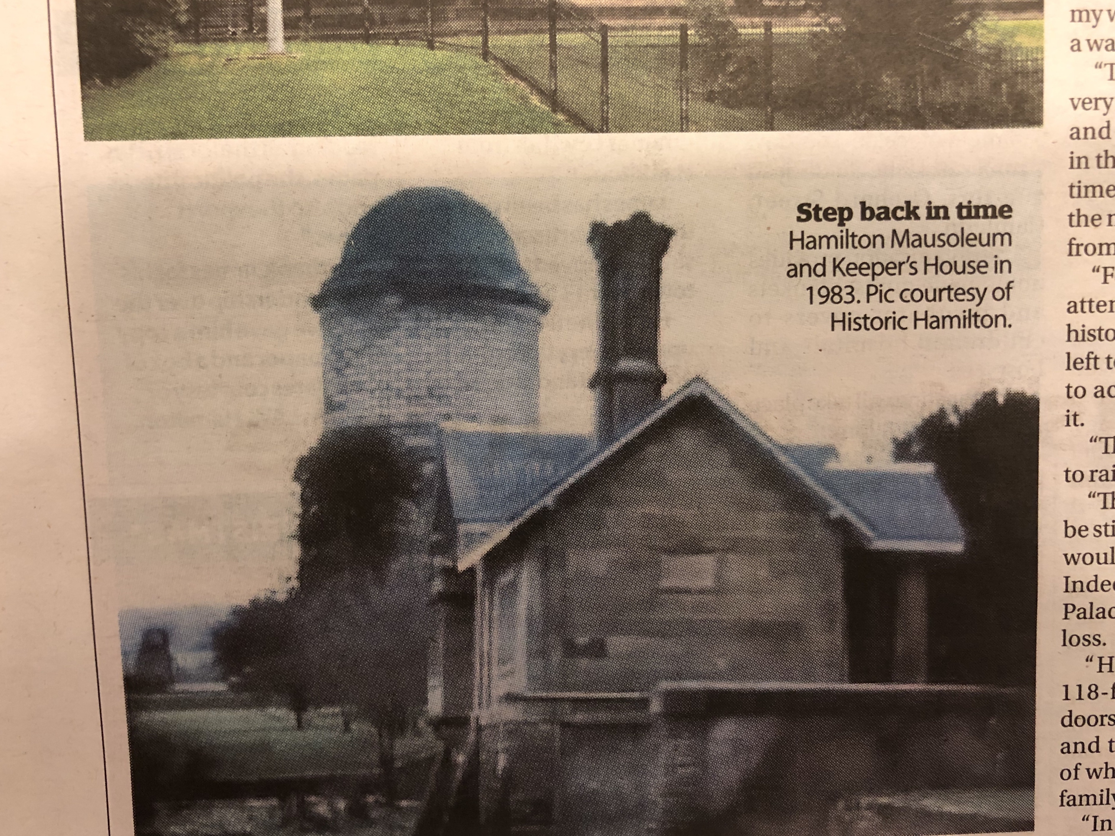 SAVE OUR MAUSOLEUM. – Historic Hamilton
